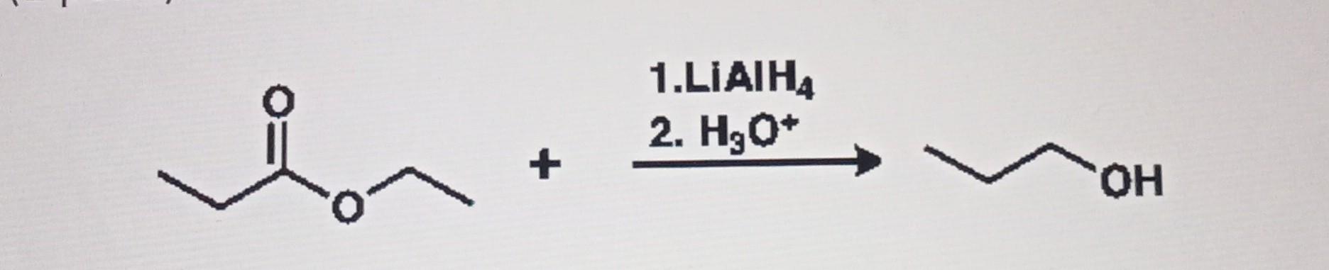 Solved 1. LiAlH 4 2. H9O+ | Chegg.com