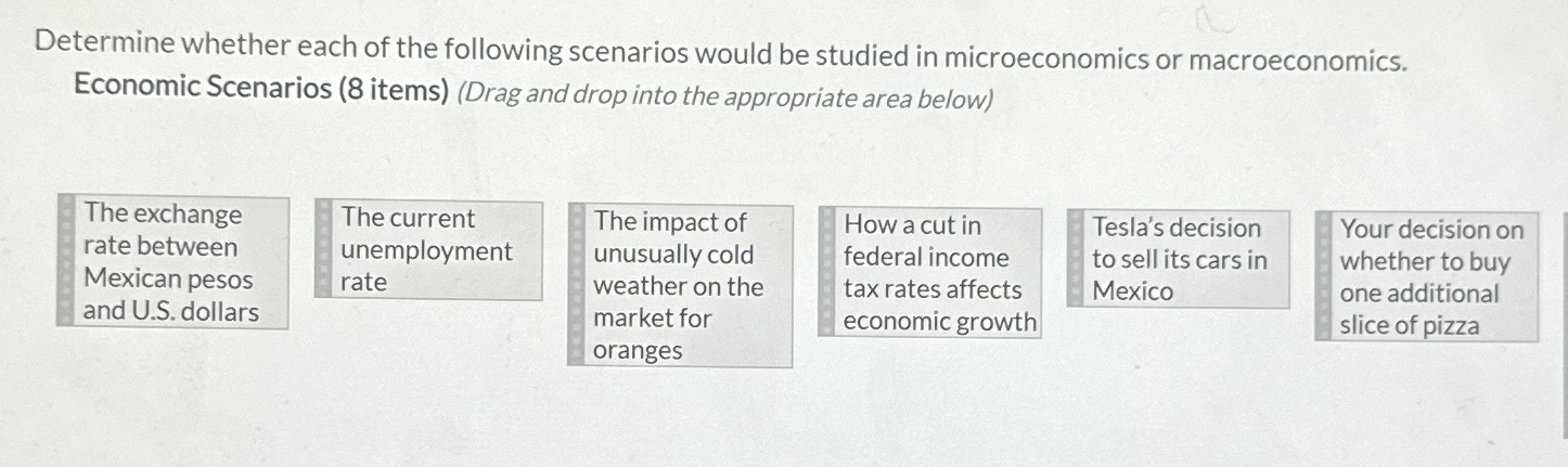 Solved Determine whether each of the following scenarios | Chegg.com