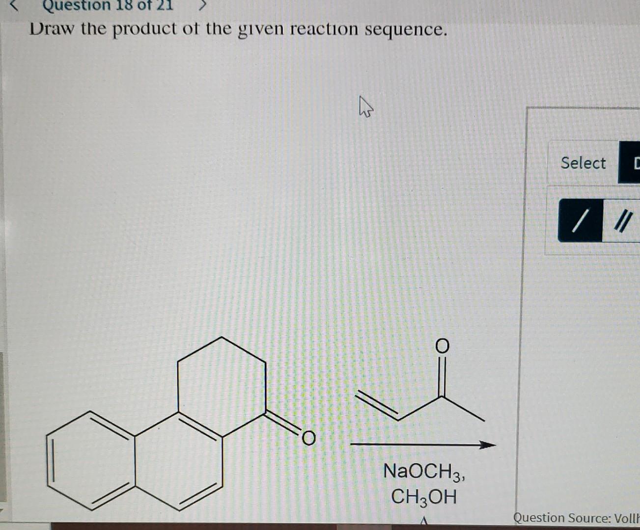 Solved Draw The Product Of The Given Reaction Sequence