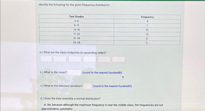 Solved Identify the following for the given frequency | Chegg.com