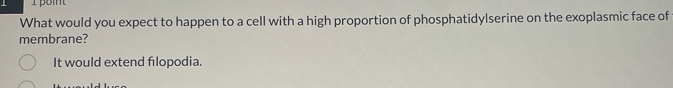 Solved What would you expect to happen to a cell with a high | Chegg.com