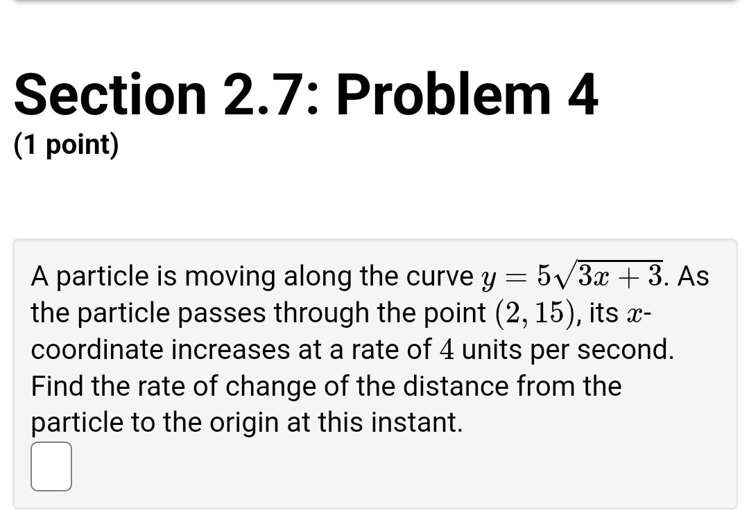 Solved Section 2.7: Problem 3 (1 point) If y2+xy−3x=3, and | Chegg.com