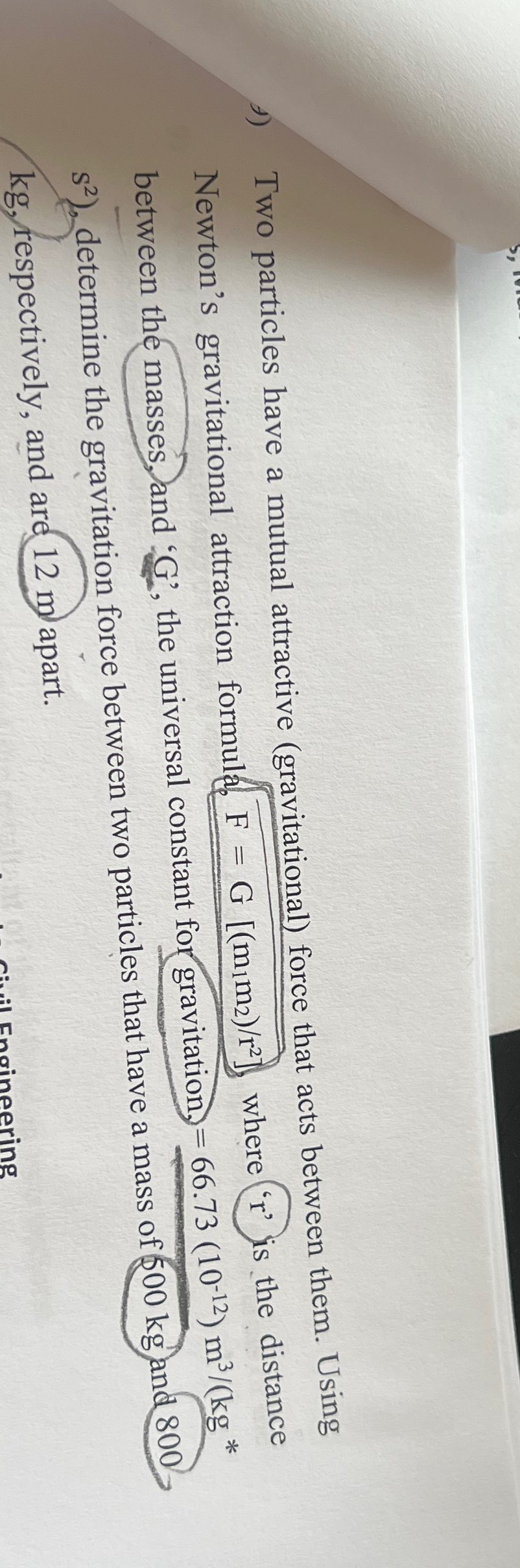 Solved †) ﻿Two particles have a mutual attractive | Chegg.com