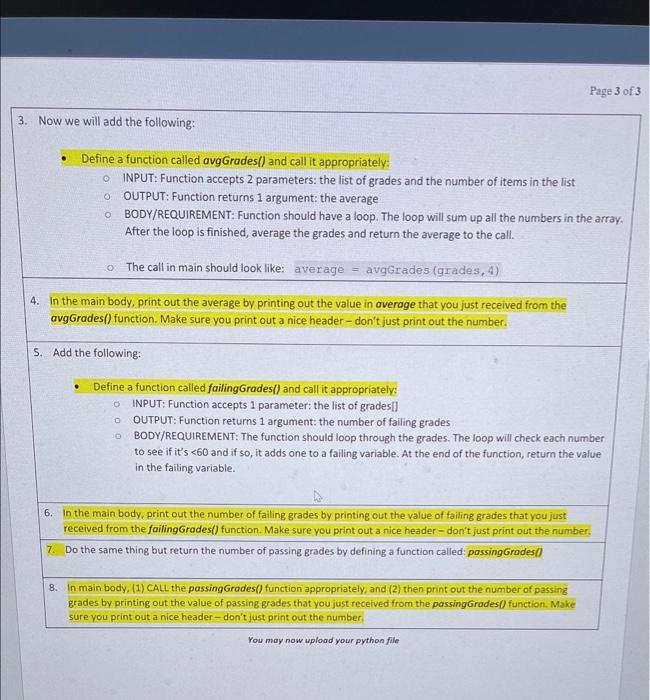 Solved instructed and turning in your work electronically | Chegg.com