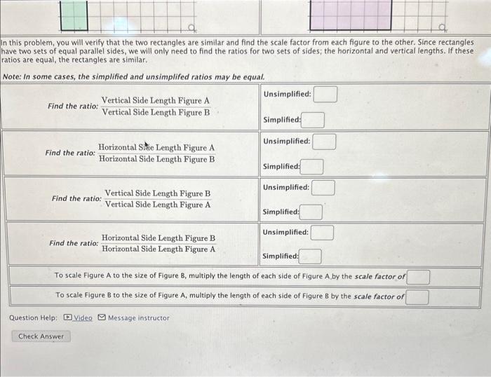 Solved Two figures are similar if they have the exact same | Chegg.com