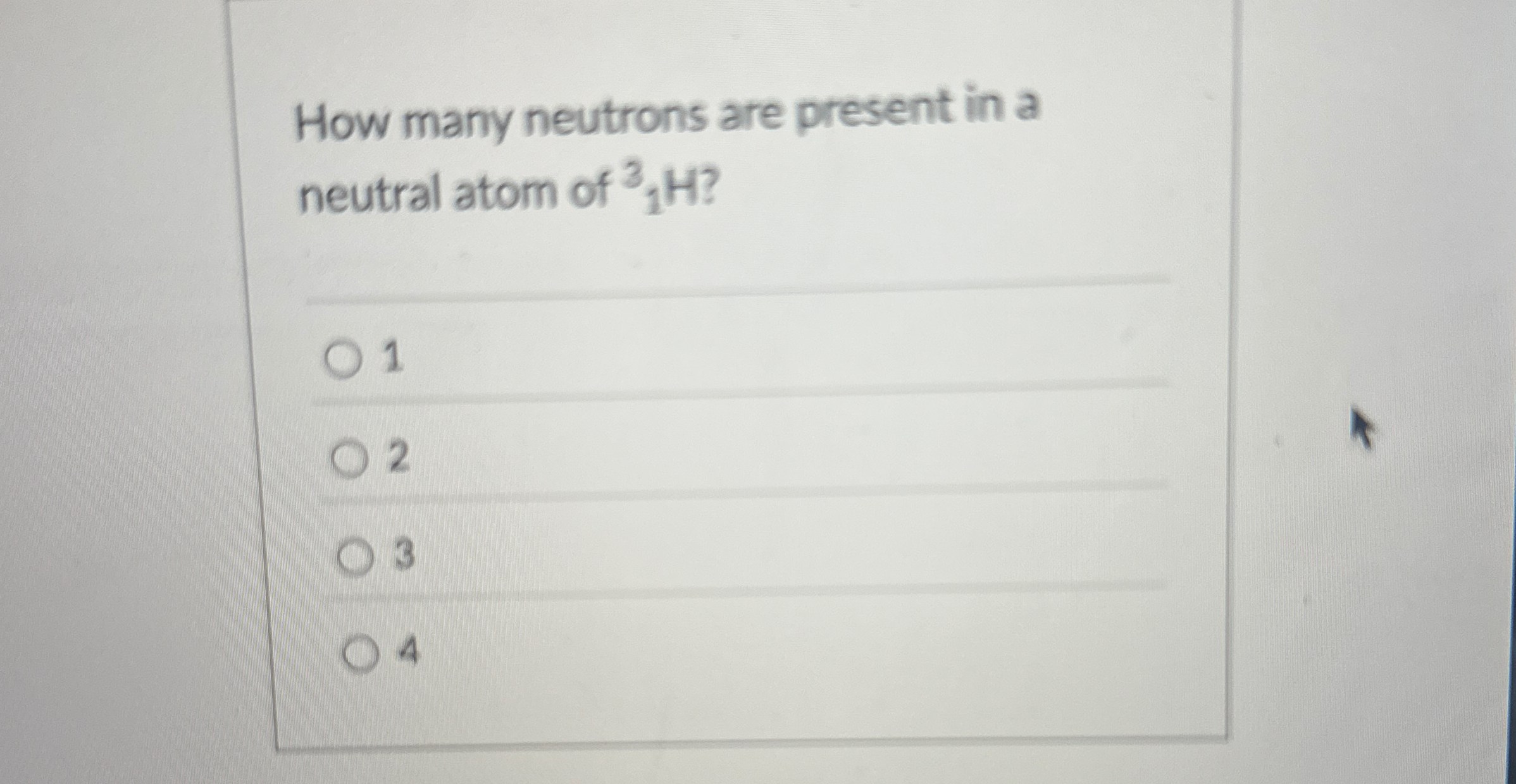 Solved How many neutrons are present in aneutral atom of | Chegg.com