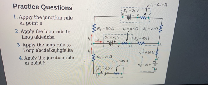 Solved =0.10.12 E = 24 V tu 3R = 5.02 25050 R= 20 Practice | Chegg.com