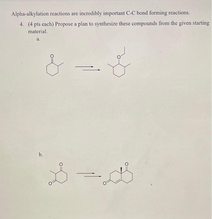 Solved Short Synthesis Projects One major goal of organic | Chegg.com