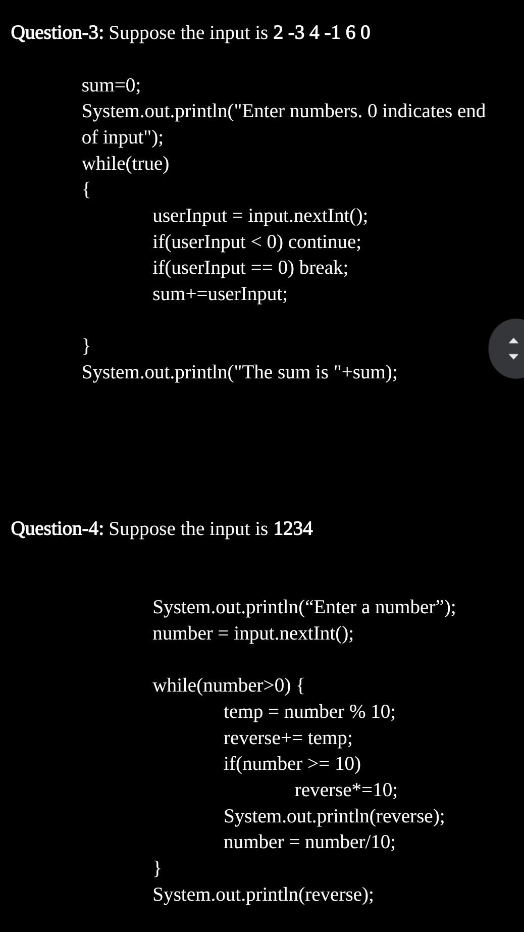 Solved CS116: Chapters 5 and 7 practice problems Question-1: | Chegg.com