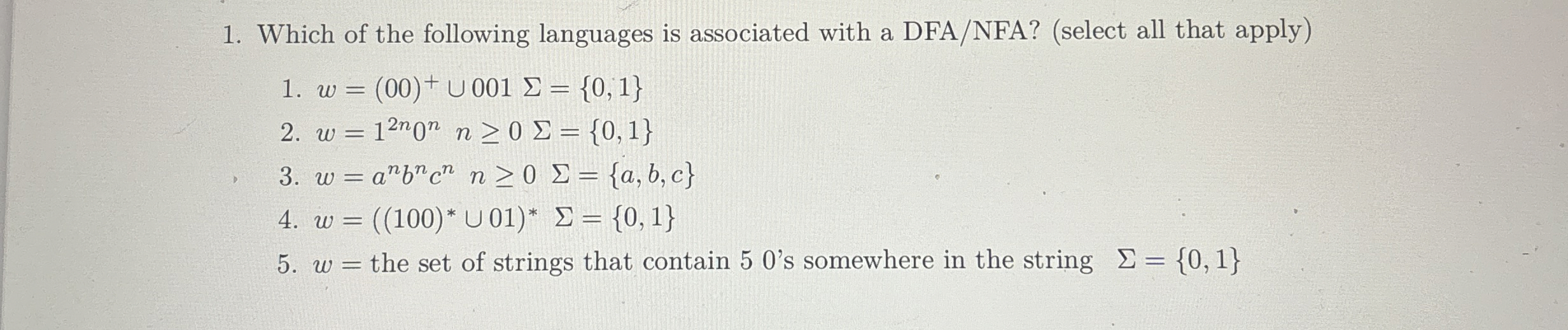 Solved Which of the following languages is associated with a | Chegg.com