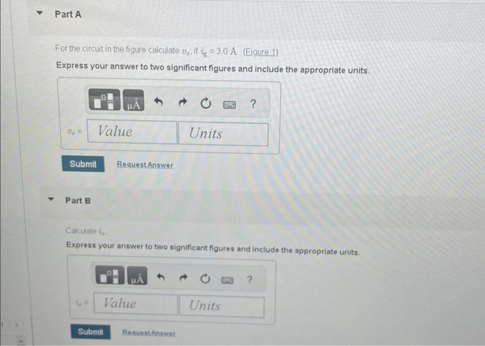Solved For the circuit in the figure calculate v0, if z8=3.0 | Chegg.com