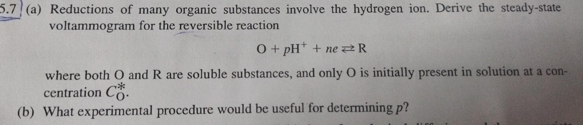 Solved Reductions of many organic substances involve the | Chegg.com