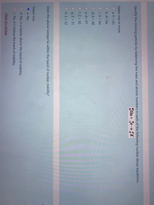 Solved Identify the missing particles by balancing the mass | Chegg.com
