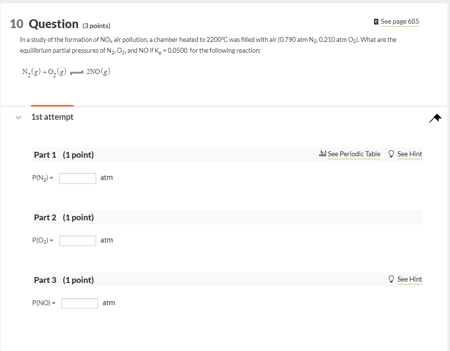 Solved 10 ﻿Question (3points)In a study of the formation of | Chegg.com