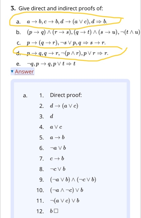 Solved add justificatios to each step on the direct proofs | Chegg.com
