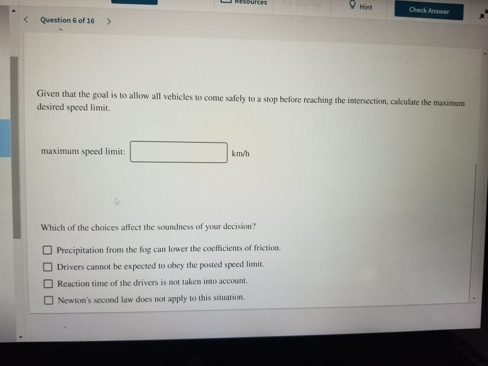 Solved U Resources Give Up? Hint Check Answer