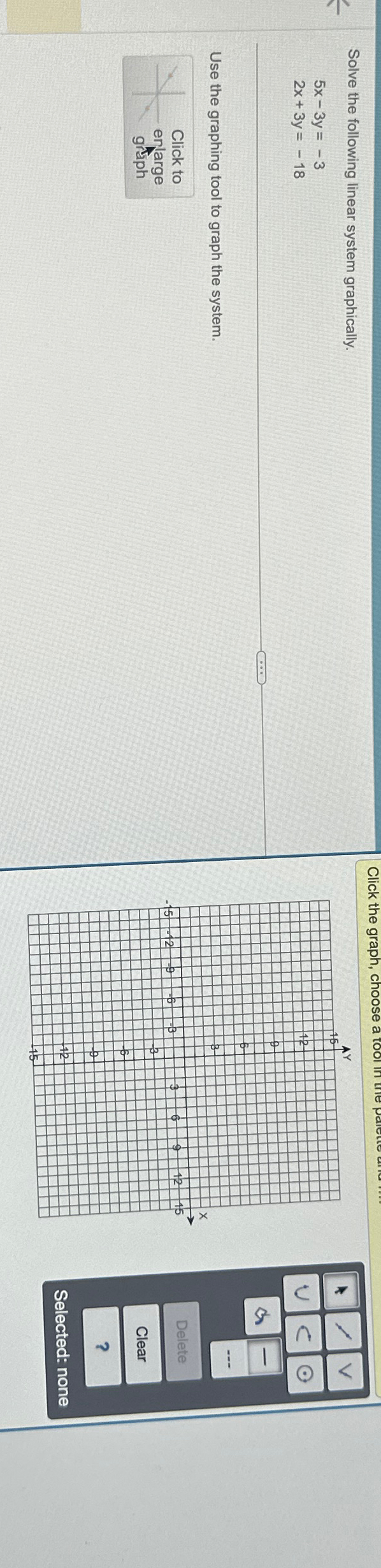 Solved Solve the following linear system | Chegg.com