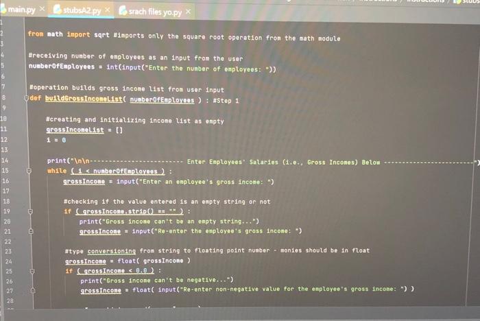 Solved Please use python to create a syntactically and | Chegg.com