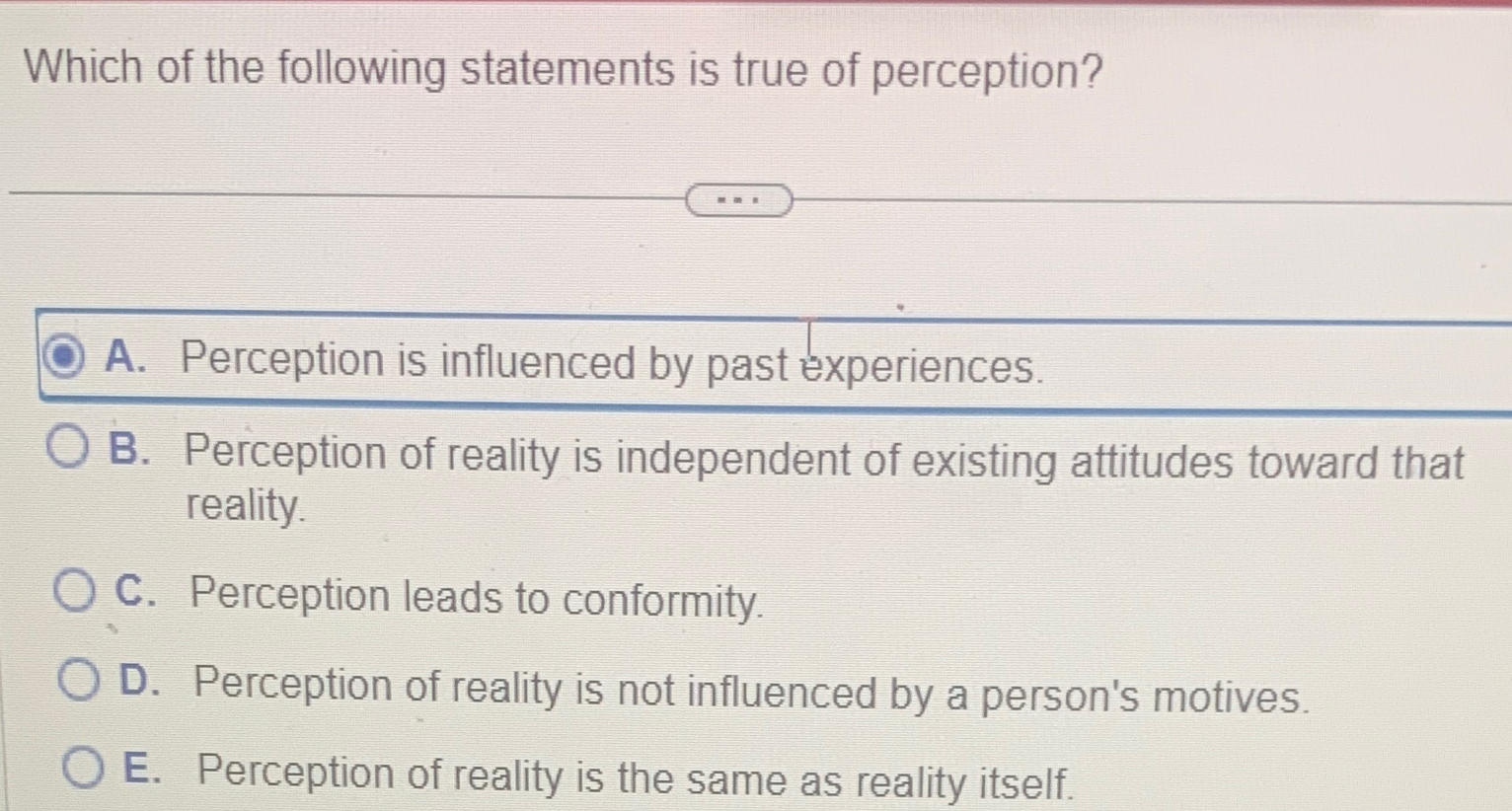 Solved Which of the following statements is true of | Chegg.com