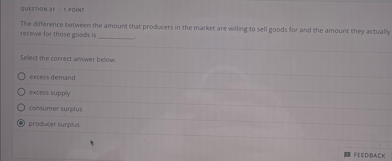 Solved QUESTION 31 - 1 POINTThe difference between the | Chegg.com Solved QUESTION 31 - 1 POINTThe difference between the | Chegg.com