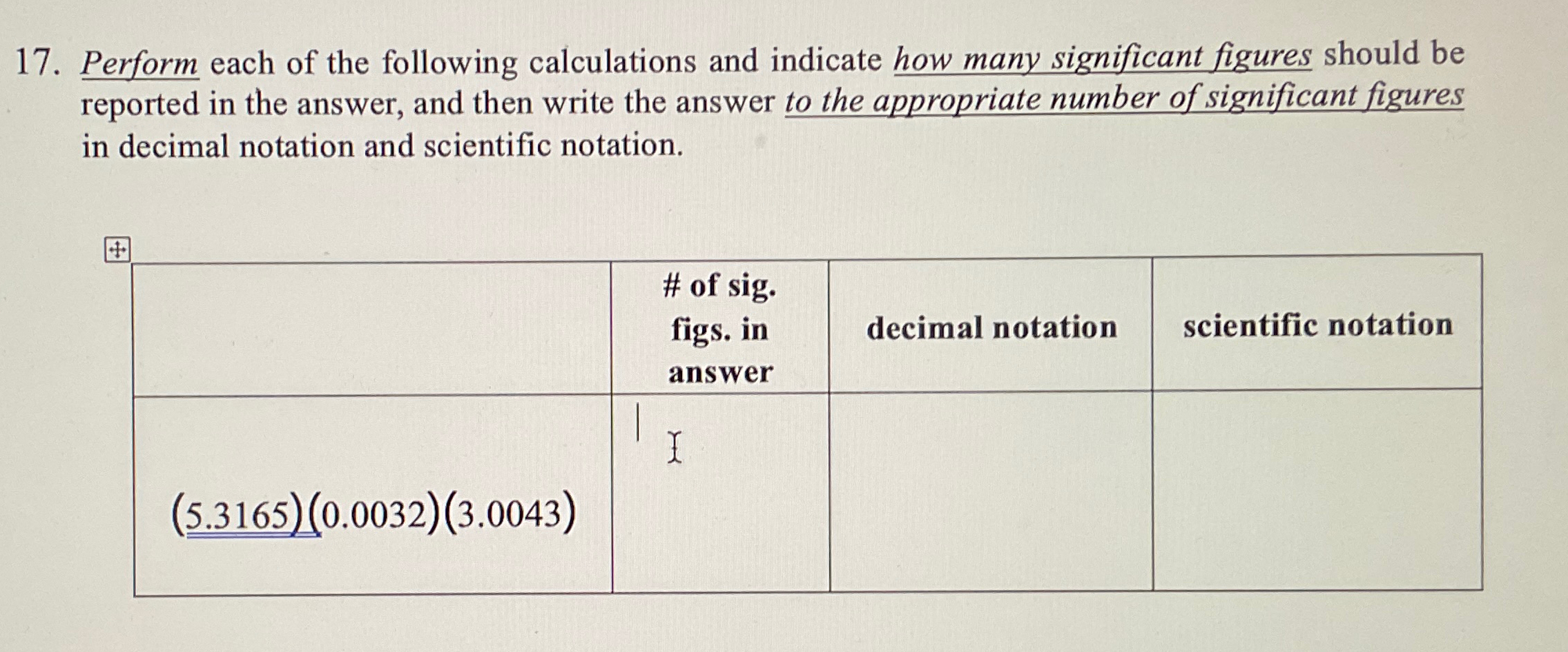 Solved Perform each of the following calculations and | Chegg.com