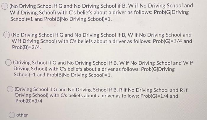 Solved Continuation of the above signaling game. Which of | Chegg.com
