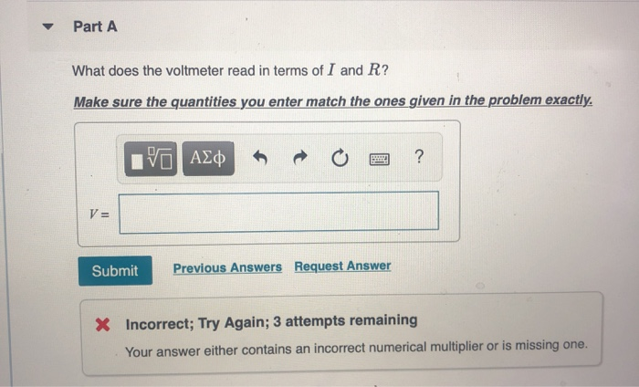 Solved For the circuit shown, both meters are idealized, the | Chegg.com