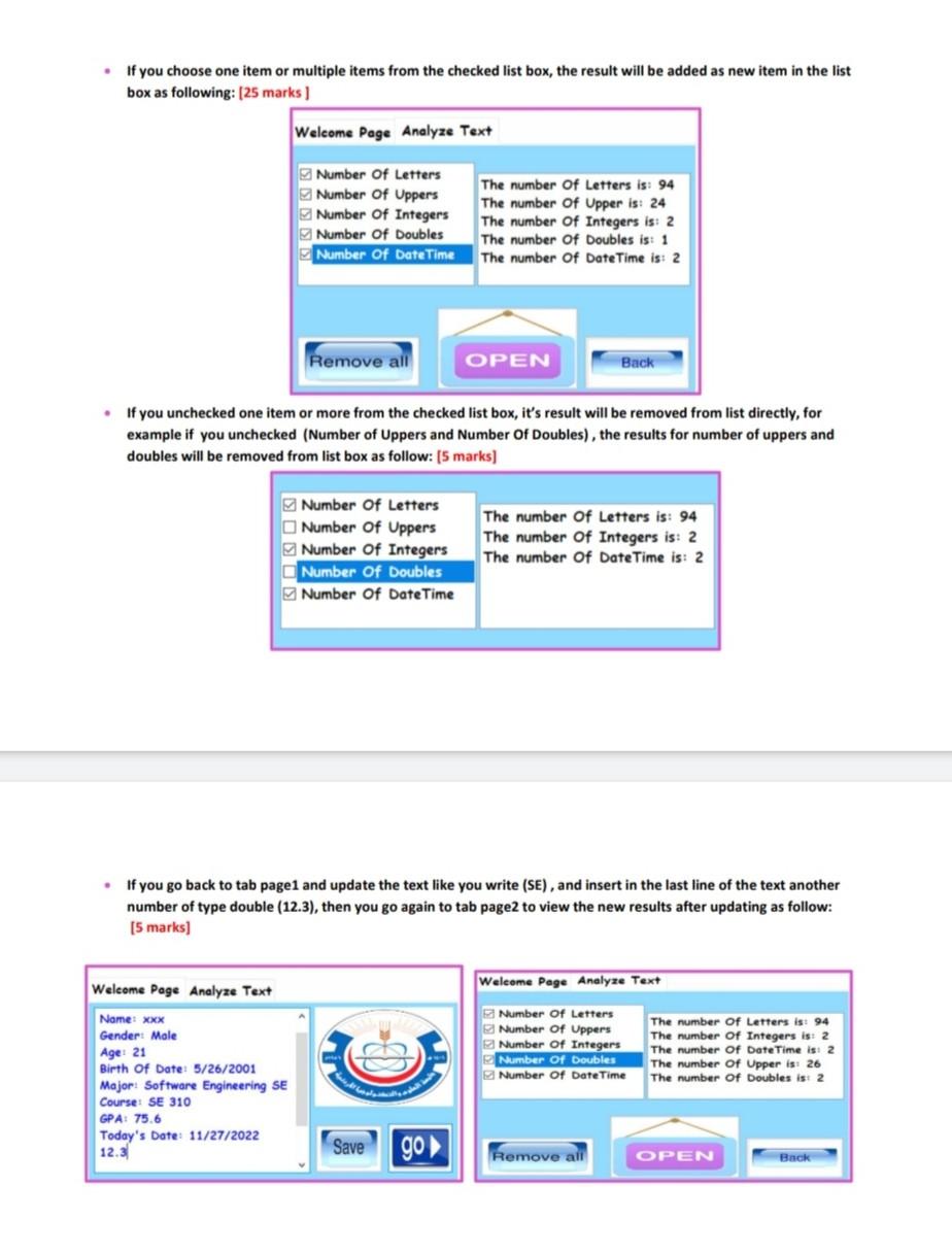 Develop A C Windows Form Application That Type A