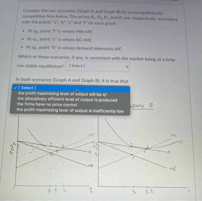 Solved Consider the two scenarios (Graph A and Graph B) for | Chegg.com