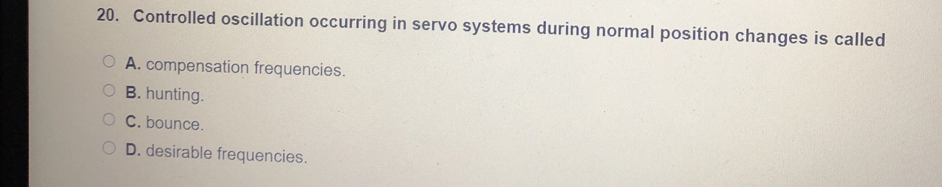 Solved Controlled oscillation occurring in servo systems | Chegg.com