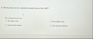 Solved b. ﻿Which group was the originally intended focus of | Chegg.com