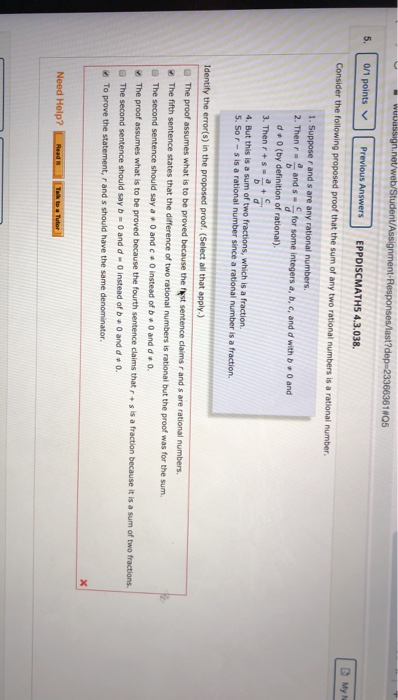 Solved - w assign.net/web/Student/Assignment | Chegg.com