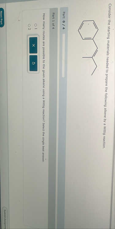 Solved Consider the starting materials needed to prepare the | Chegg.com