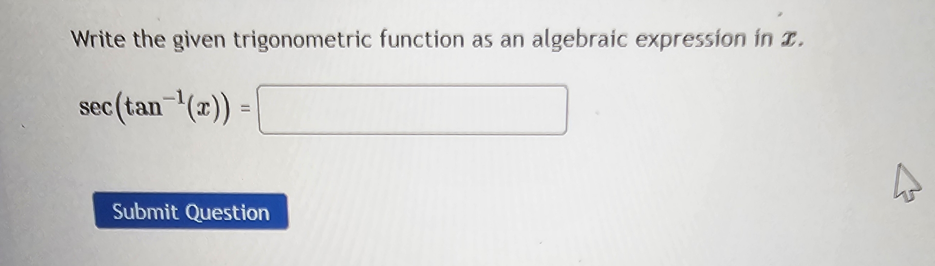 Solved Write the given trigonometric function as an | Chegg.com