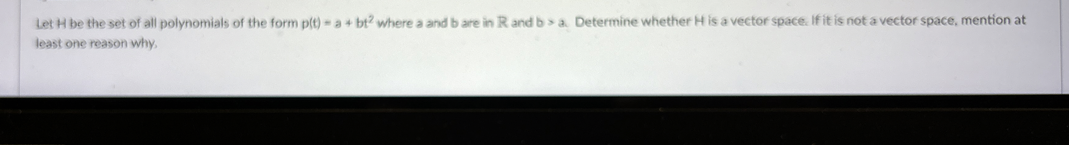 High Quality SOLUTION Let H ﻿be the set of all polynomials of the form | Chegg.com