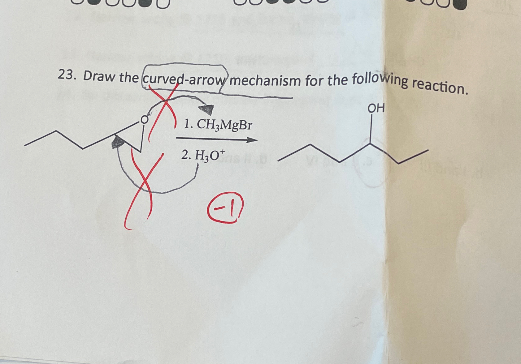 Solved Draw the curved-arrow mechanism for the following | Chegg.com