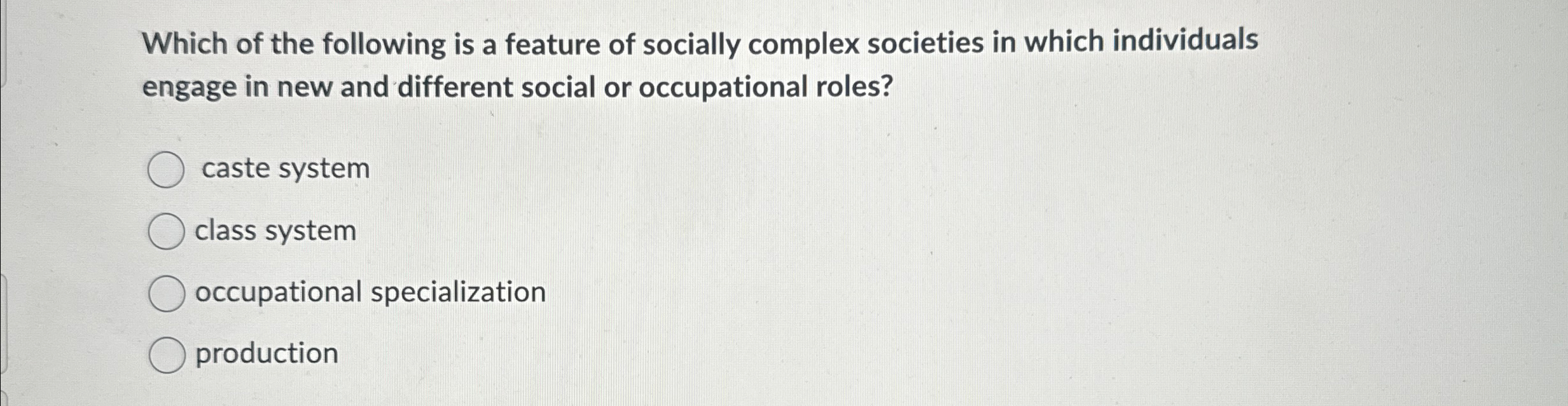 Solved Which of the following is a feature of socially | Chegg.com