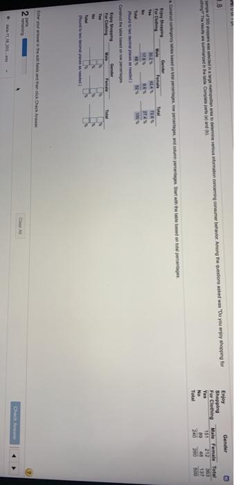 Solved ru Gander Gender 8 edad na wewe to determine iron | Chegg.com