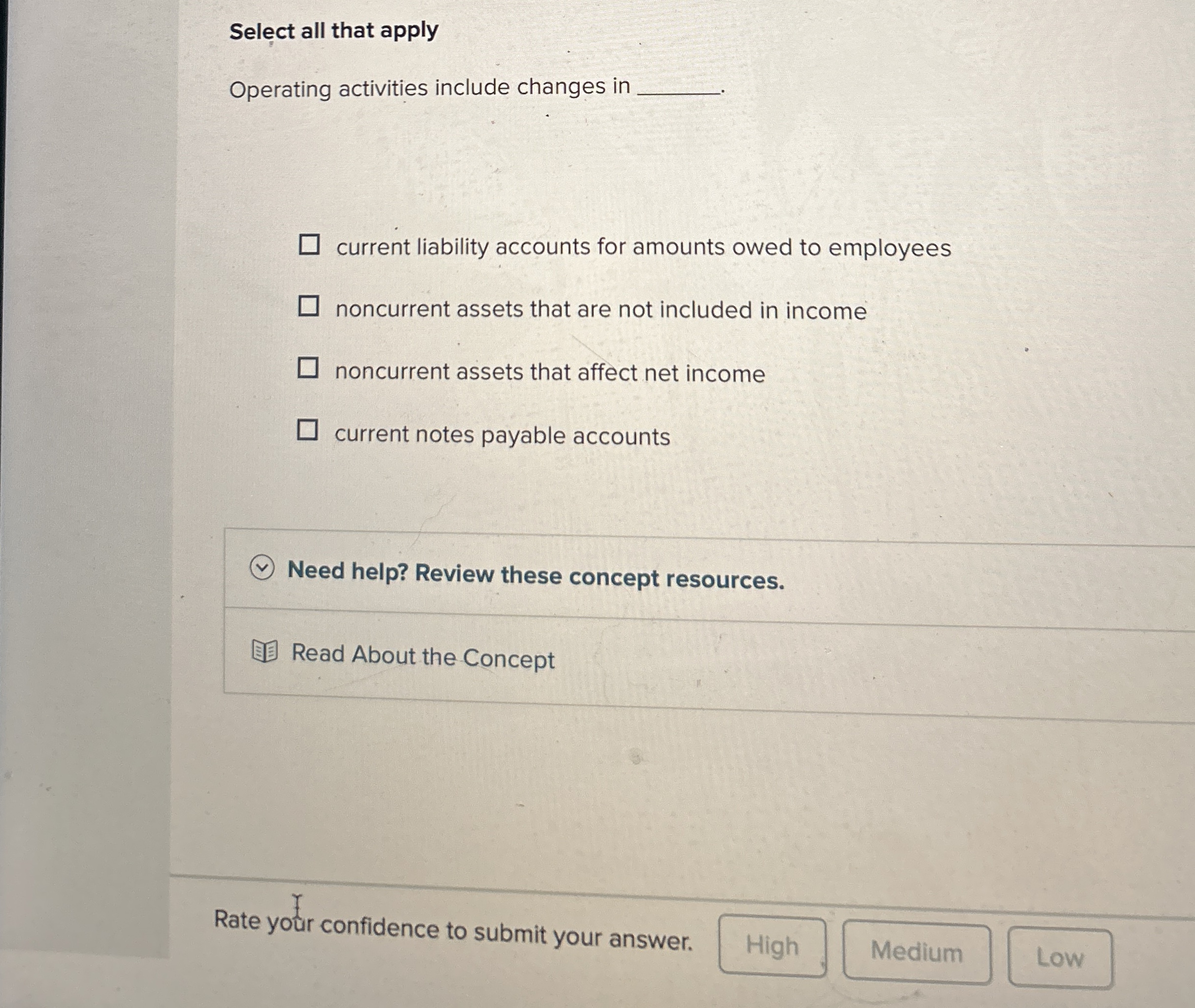 Solved Select all that applyOperating activities include | Chegg.com