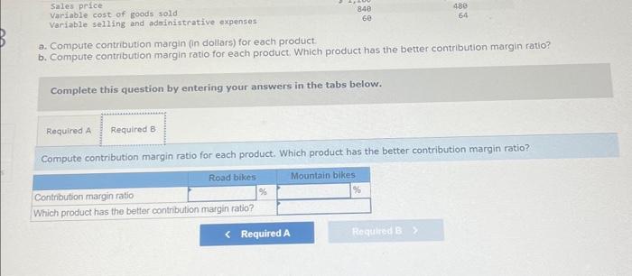 Solved Exercise 19−21 (Static) Contribution margin ratio by | Chegg.com