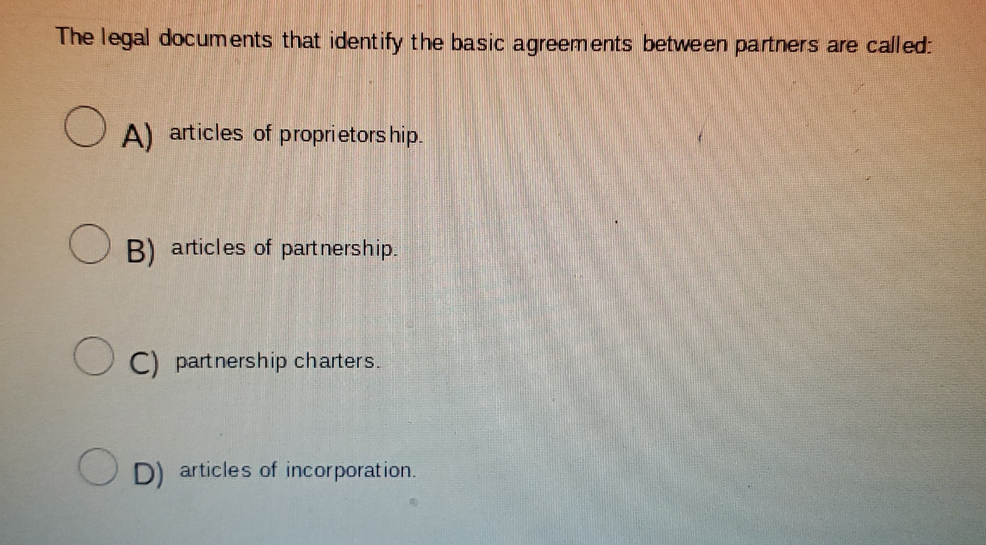 Solved The legal documents that identify the basic | Chegg.com