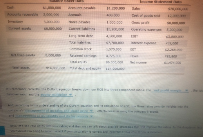 Solved Income Statement Data Cash $20,000,000 balance sheet | Chegg.com