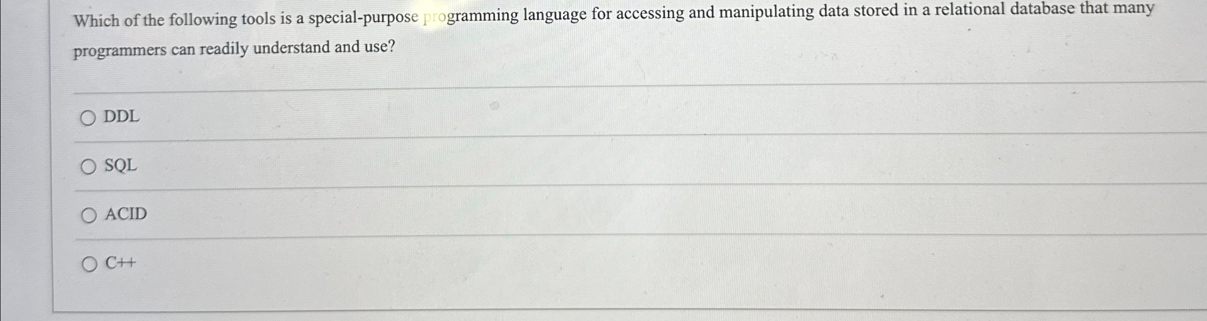 Solved Which of the following tools is a special-purpose | Chegg.com