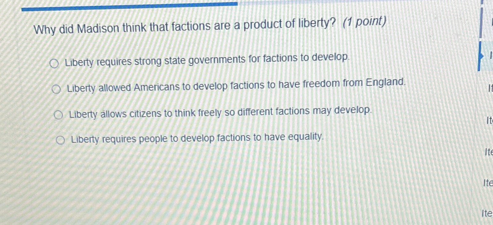 Solved Why did Madison think that factions are a product of | Chegg.com