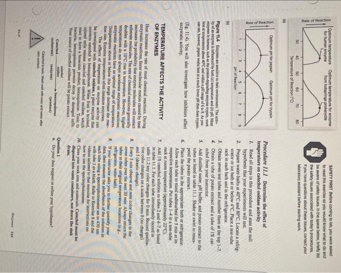 (4) Procedure 11.I Determine the effect of | Chegg.com