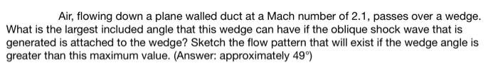 Solved Aerospace Engineering Problem ; Fundameltal of | Chegg.com