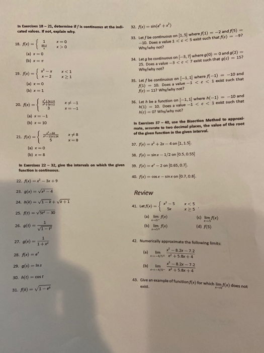Solved Use the Squeeze Theorem in Exercises 33 - 36, where | Chegg.com