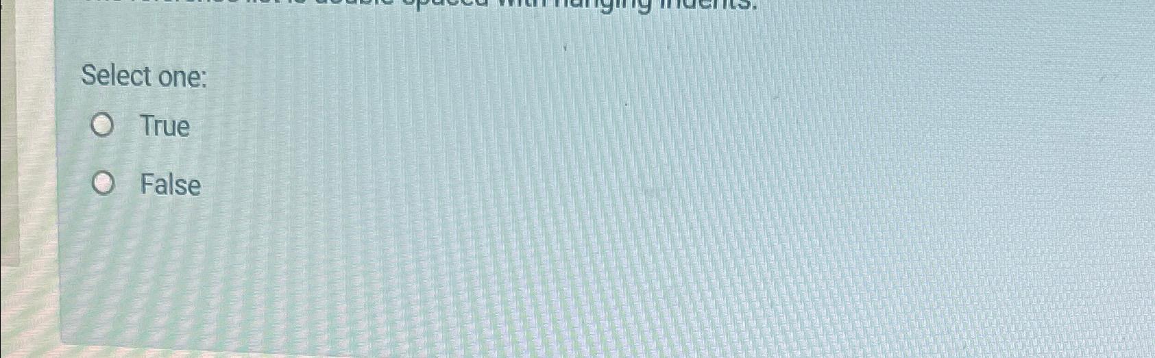 Solved The reference list is double spaced with hanging | Chegg.com