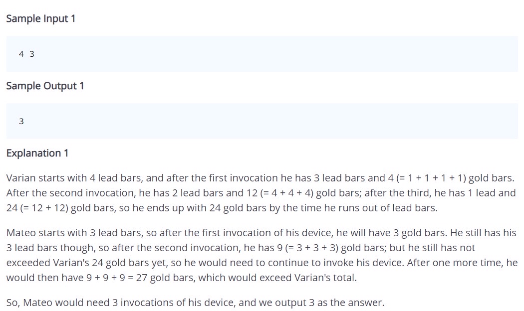 Solved Varian and Mateo are alchemists trying to outdo each | Chegg.com