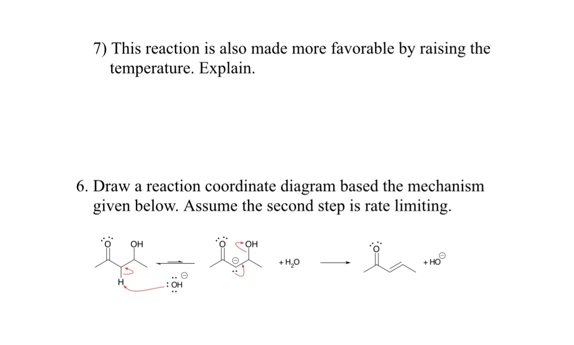 Solved This reaction is also made more favorable by raising | Chegg.com